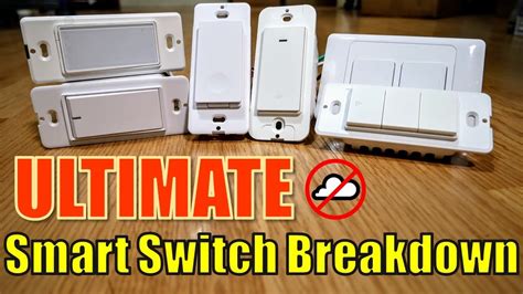 Ultimate Esp8266 Smart Switch Comparison No Cloud With Tasmota Esphome Youtube
