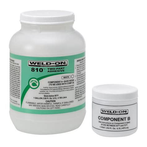 Weld On 810 Two Part Repair And Fabrication Adhesive 10811 1 Quart