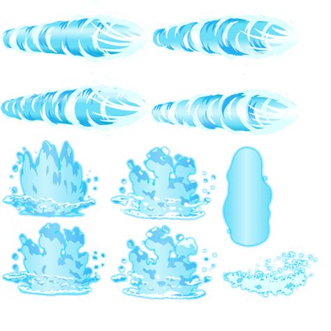 Water Drill Effect Mugen Sprite Sheet Nzc Effect By Boltanim On Deviantart