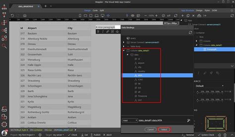 Wappler Documentation Displaying Record Details With The Data Detail Component