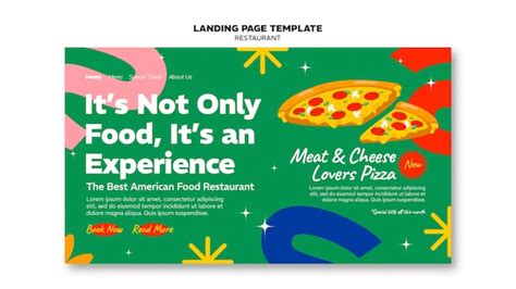 레스토랑 템플릿 디자인 무료 Psd 파일