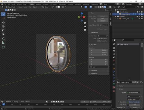 Wall Clock Model B Model Turbosquid 2155659