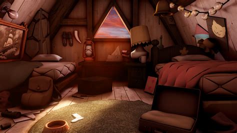 Artstation Gravity Falls Room
