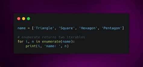 Python Enumerate функции Marketello