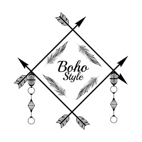 Premium Vector Boho Style Design