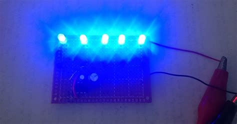 Led Chaser With Only One Ic555