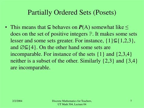 Ppt Posets Equivalence Relations And Functions Powerpoint Presentation Id 307530