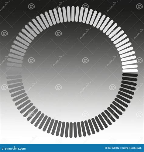Circular Loading Buffering Icons Vector Set 274705436