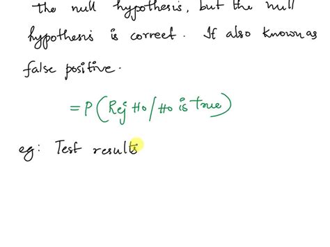 solved 1 explain what type i errors is 2 provide two real life