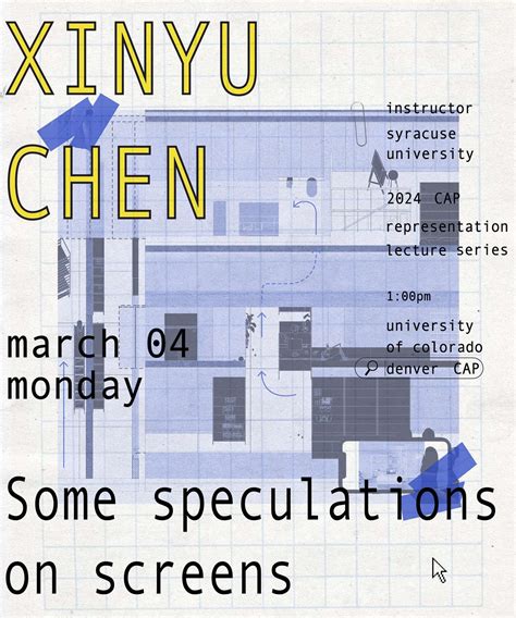 Representation Lecture Series Xinyu Chen University Events Calendar