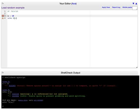 Shellcheckでシェルスクリプトをlint Carpe Diem