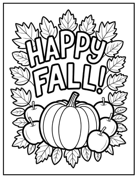 60 Free Printable Fall Coloring Pages Autumn Coloring Sheets Free