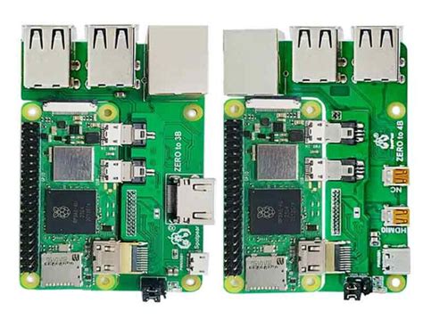 Adapters Convert Raspberry Pi Zero 2 W Into Raspberry Pi 3 Or 4 Cnx Software