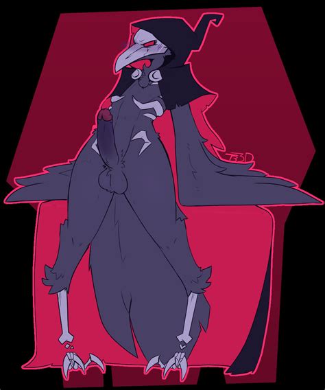 Rule 34 2025 Anthro Arm Support Avian Balls Beak Bird Blush Bone Chest Tuft Claws Cloak Cloak