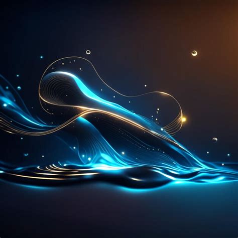 Abstract Glowing Waves Flowing Lines And Vibrant Colors Futuristic Gradients Wallpaper