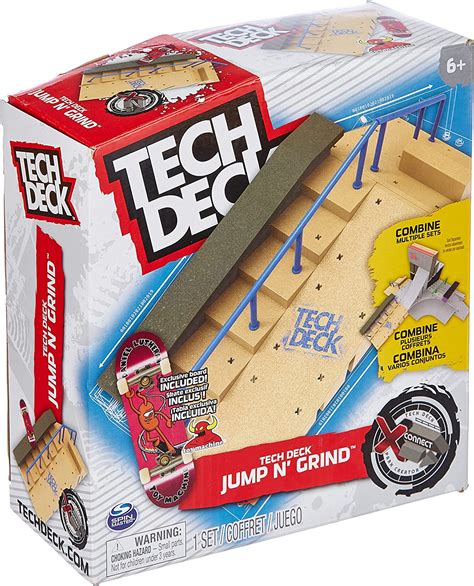 Amazon Com TECH DECK XCnctPrkCrt GrindNFlip Styles Vary Toys Games