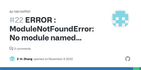 ERROR ModuleNotFoundError No Module Named Straw Issue 22 Ay