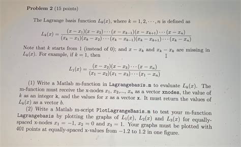 Solved Problem 1 15 Points I A Modified Newtons Method To