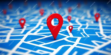 premium ai image map with marker map with markers map with pin