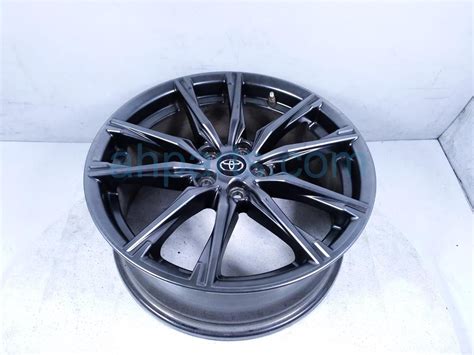 2017 Toyota 86 Front Driver Wheel Rim Gunmetal Su003 06811