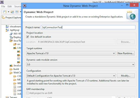 how to connect jsp and mysql using eclipse