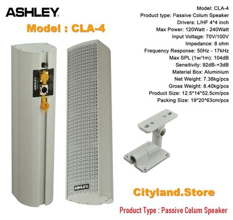 Speaker Colum Ashley Cla 4 Original Lazada Indonesia