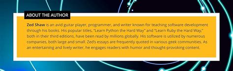 Buy Learn Python The Hard Way Zed Shaws Hard Way Series 5th