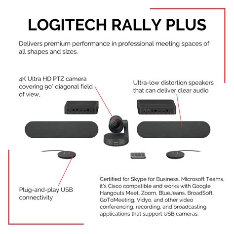 logitech rally plus 960 001242 byod