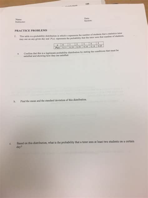 Solved Name Instructor Date Section PRACTICE PROBLEMS Chegg