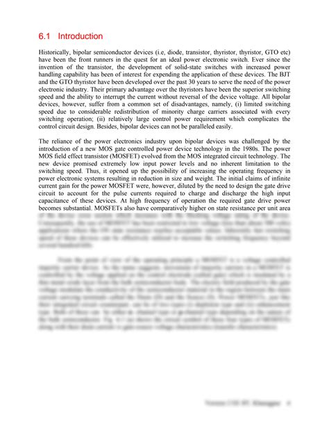 Solution Metal Oxide Semiconductor Field Effect Transistor Mosfet Power Semiconductor Devices