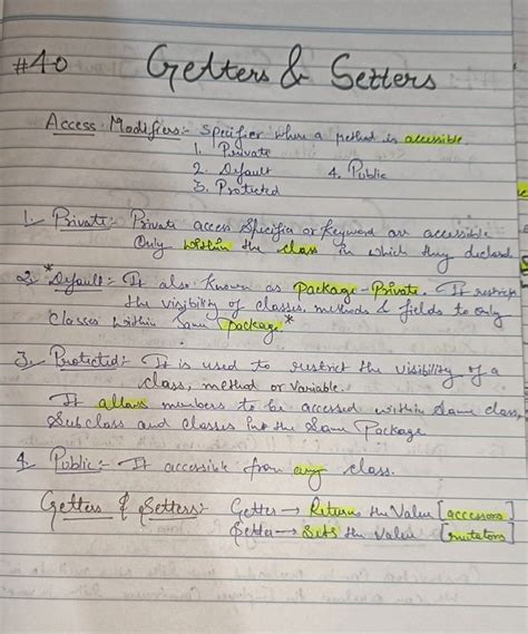 Deepanshu Varshney On Linkedin Getters And Setters Plays An Important