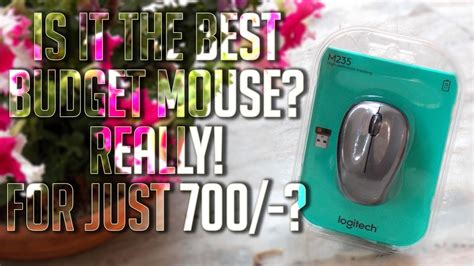 Logitech M235 Wireless Mouse Unboxing First Impressions Youtube