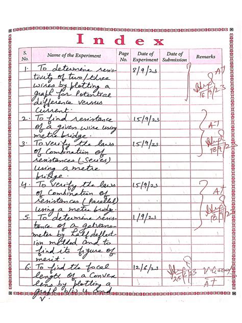 Physics Practicals Pdf