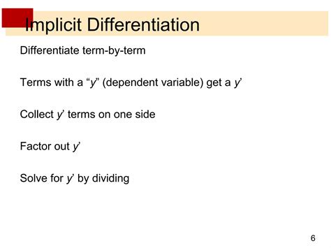 Lecture 11 Implicit Differentiation Section 3 5 Ppt