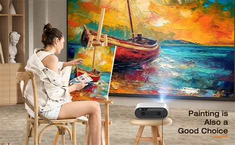 Amazon Com Netfiix Officially Doiby Audio Cibest K Wifi Bluetooth Projector With Auto
