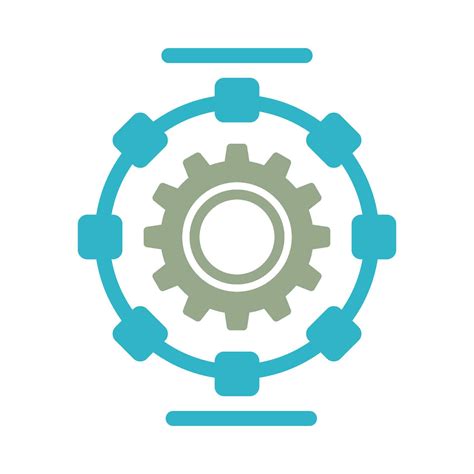 Automated Process Vector Icon Vector Art At Vecteezy