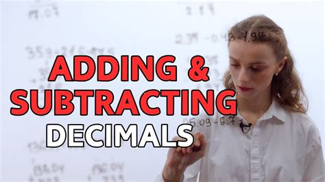 How To Add And Subtract Decimals Under 5 Minutes A Step By Step Tutorial Youtube