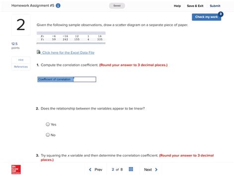 solved homework assignment 5 0 help save and exit submit