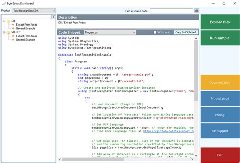 Bytescout Text Recognition Sdk Visual Studio Marketplace