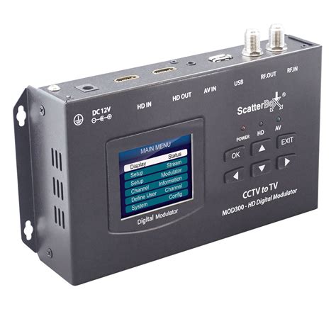 Hd Digital Modulator Cctv To Tv System Q Ltd