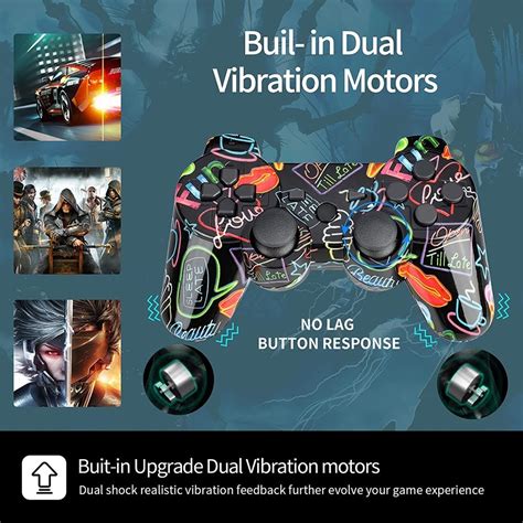 2 4ghz Wireless Bluetooth Dual Joystick Control Game Controller Gamepad