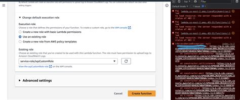 Why Am I Unable To Create A Lambda Function From Root User Raws