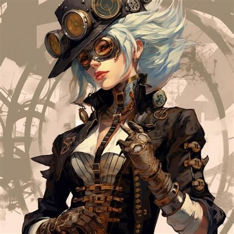 Premium Photo Young Female Combat Fighter Character