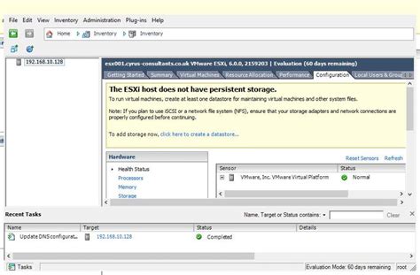 HOW TO Connect To The VMware VSphere Hypervisor ESXi Using The VSphere Client C