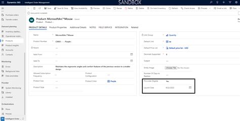이월 주문 및 사전 주문 기능 설정 Microsoft Learn