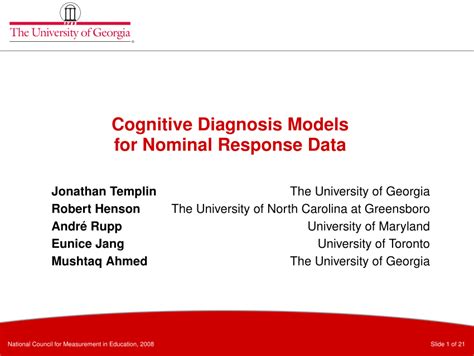 pdf cognitive diagnosis models for nominal response data