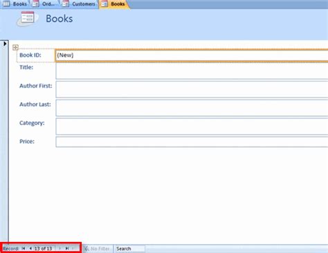 Access Creating And Using Forms