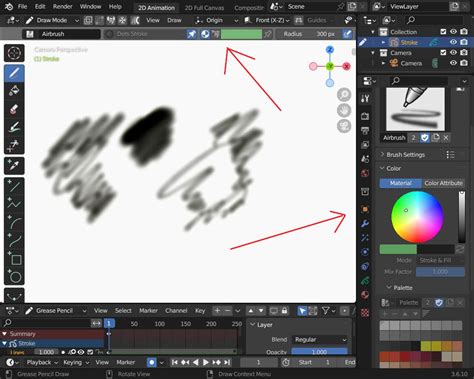 Grease Pencil Stroke Artifact Materials And Textures Blender Artists Community