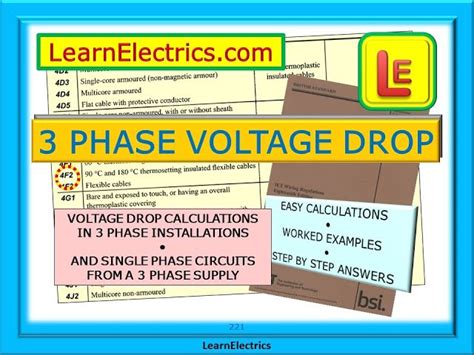 Single Phase Voltage Drop Formula Determine Single Phase Voltage Drop