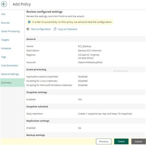 Veeam Backup For Aws Create The Ec2 Backup Policy Unixarena